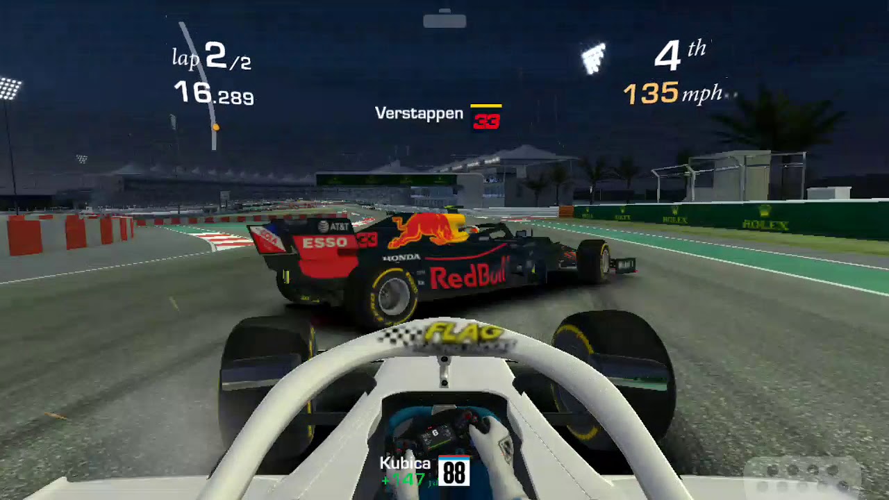 Real racing 3 f1 race 1 abu dhabi gameplay - YouTube