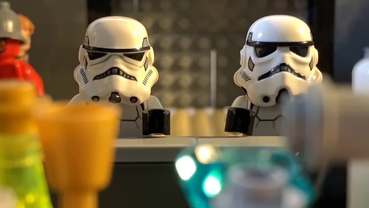 Lego Star Wars Stormtrooper Bar Feud - YouTube