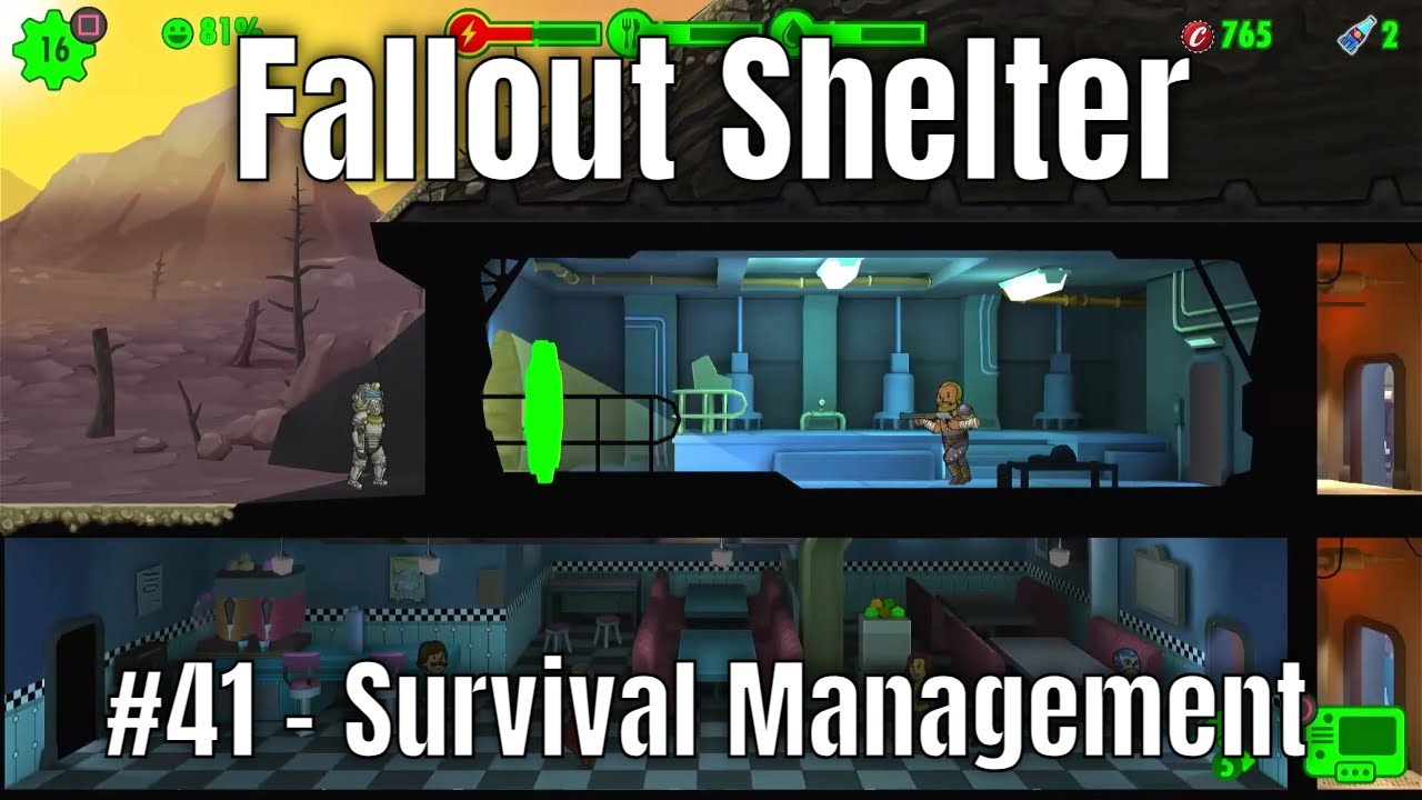 Fallout Shelter #41 - Survival Management - YouTube
