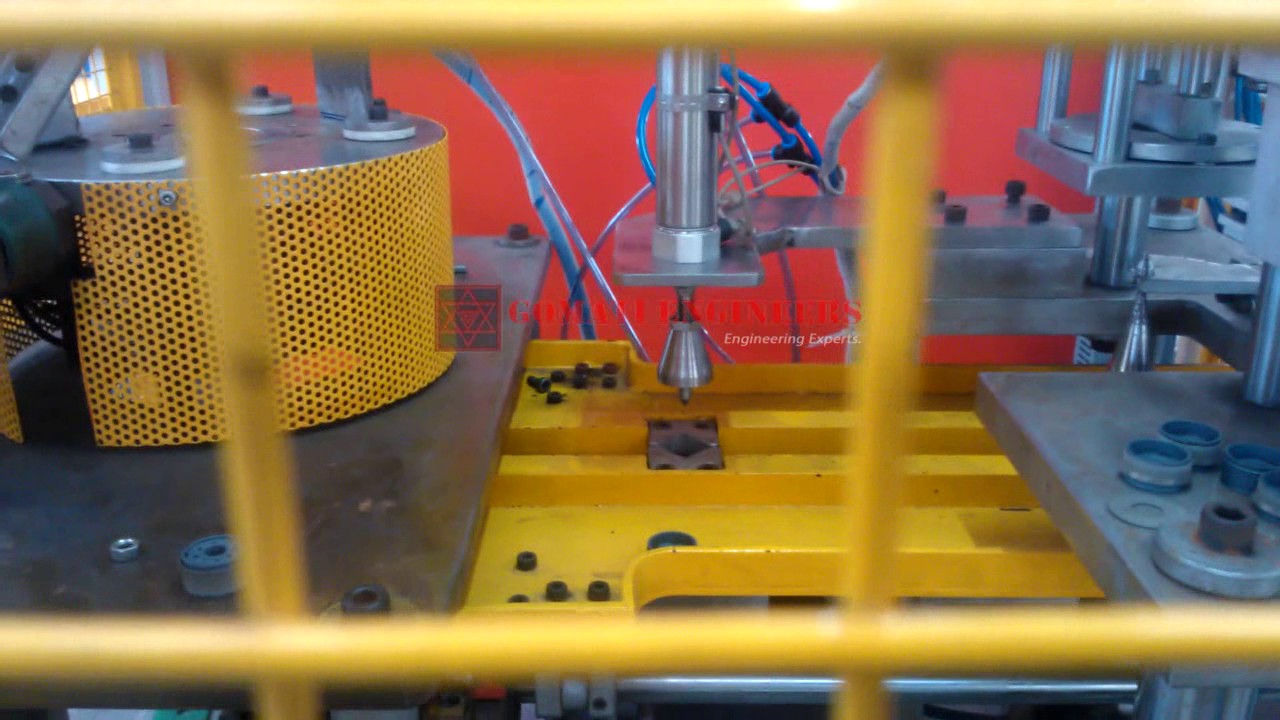 Piston PTFE banding machine - YouTube