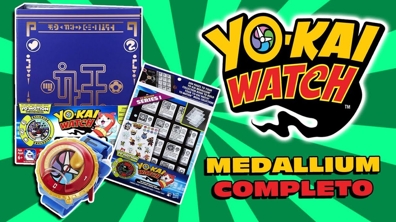 Yo-Kai Watch - Medallium Completo Yo-Motion Serie 1 - YouTube