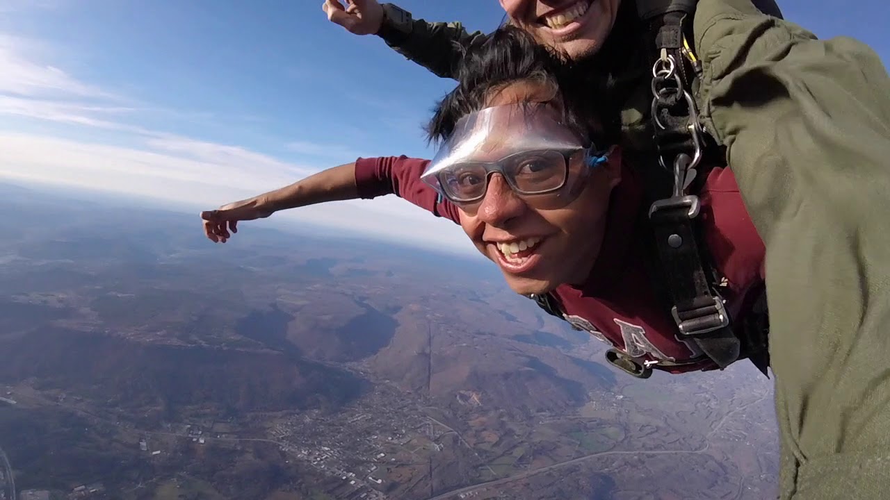 Tandem Skydive | Jerry from Cartersville amg 2 - YouTube