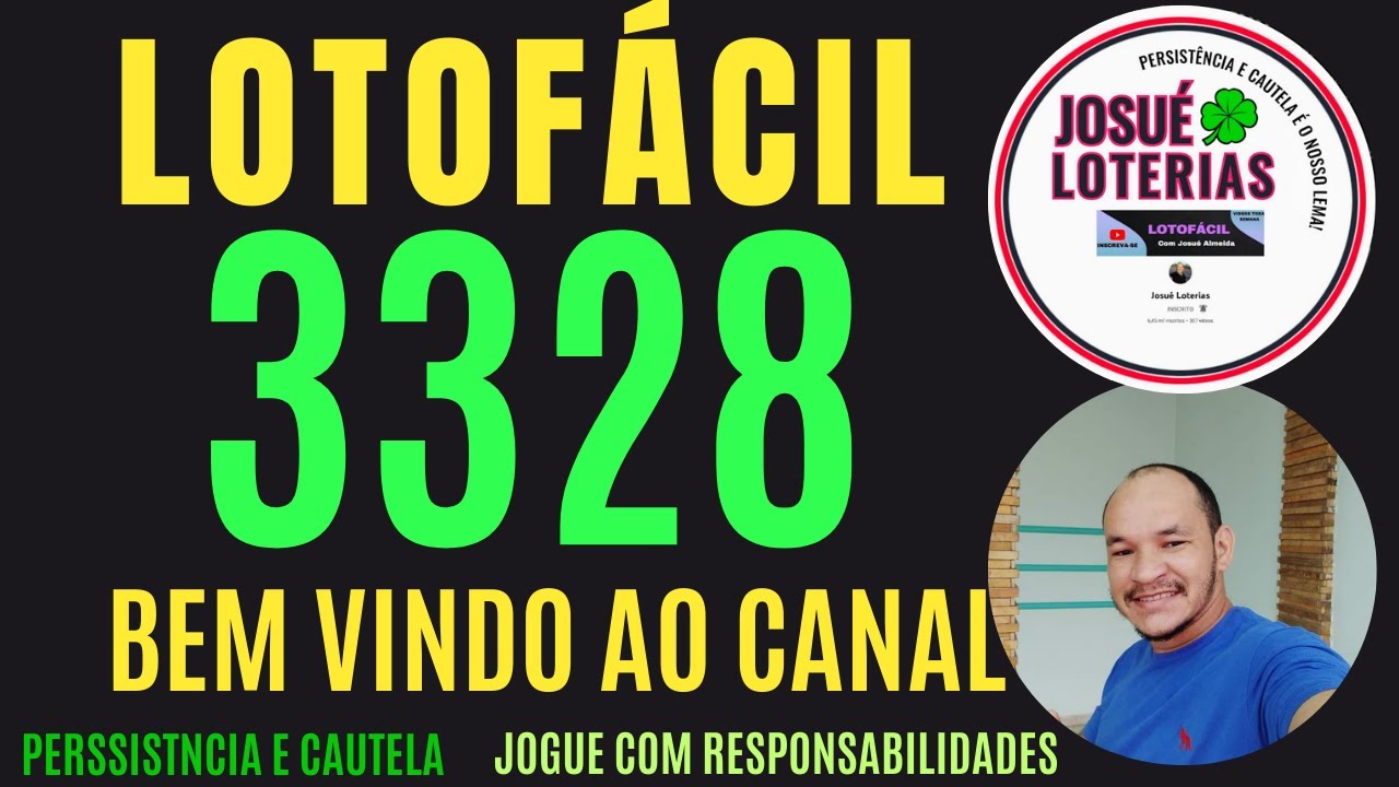 AO VIVO, LOTOFACIL 3328 ANALISES TENDENCNIA E DICAS, VEJA AS TABELAS DE ...