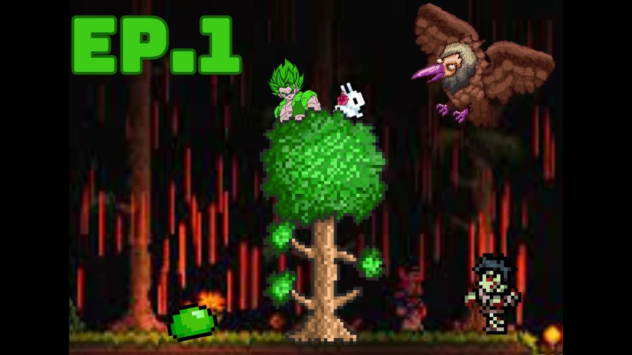 (Terraria Episode 1) the journey begins. - YouTube