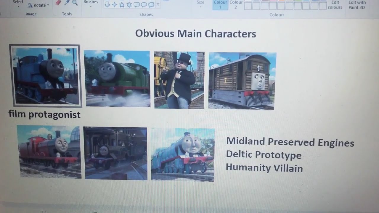 How a Thomas & Friends film main cast works. - YouTube