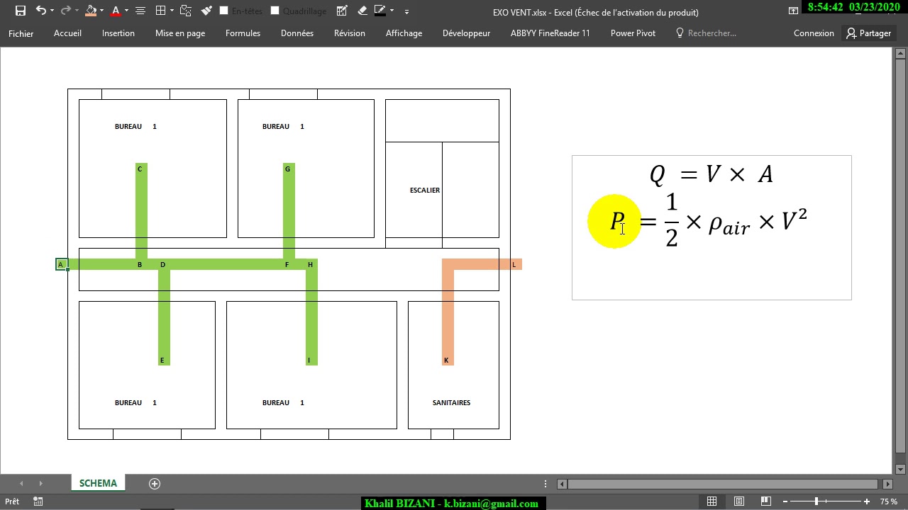 part 2 exemple calcul ventilation - YouTube