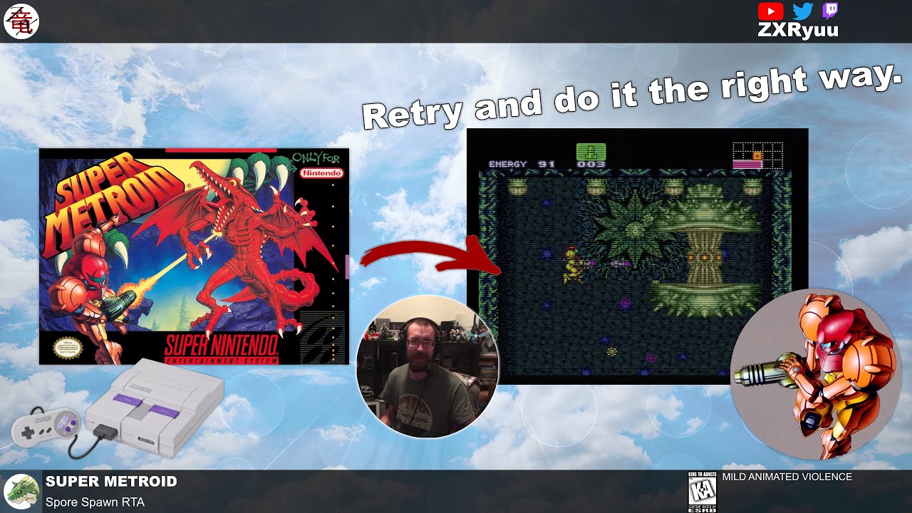 SUPER METROID Spore Spawn RTA - YouTube