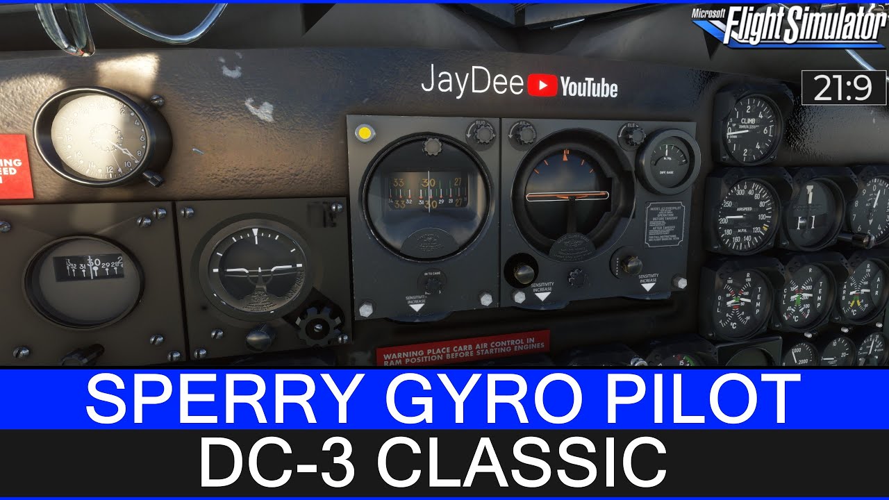 DC-3 Classic - Sperry Gyro Pilot Guide (deutsch) ★ MSFS 2020 - YouTube
