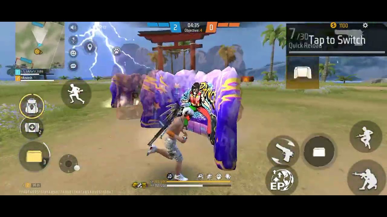 FREE FIRE GAMPLAY VIDEO CRAFTLAND 2V2 - YouTube