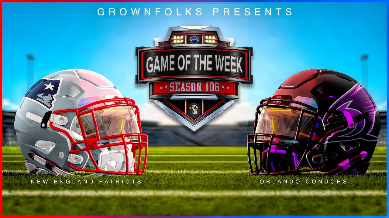 🔴LIVE - OMFL GOTW - Patriots vs Condors | Madden 24 - YouTube