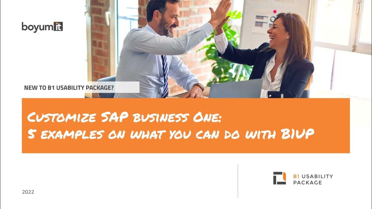Customize SAP Business One: 5 examples on what you can do with B1 ...