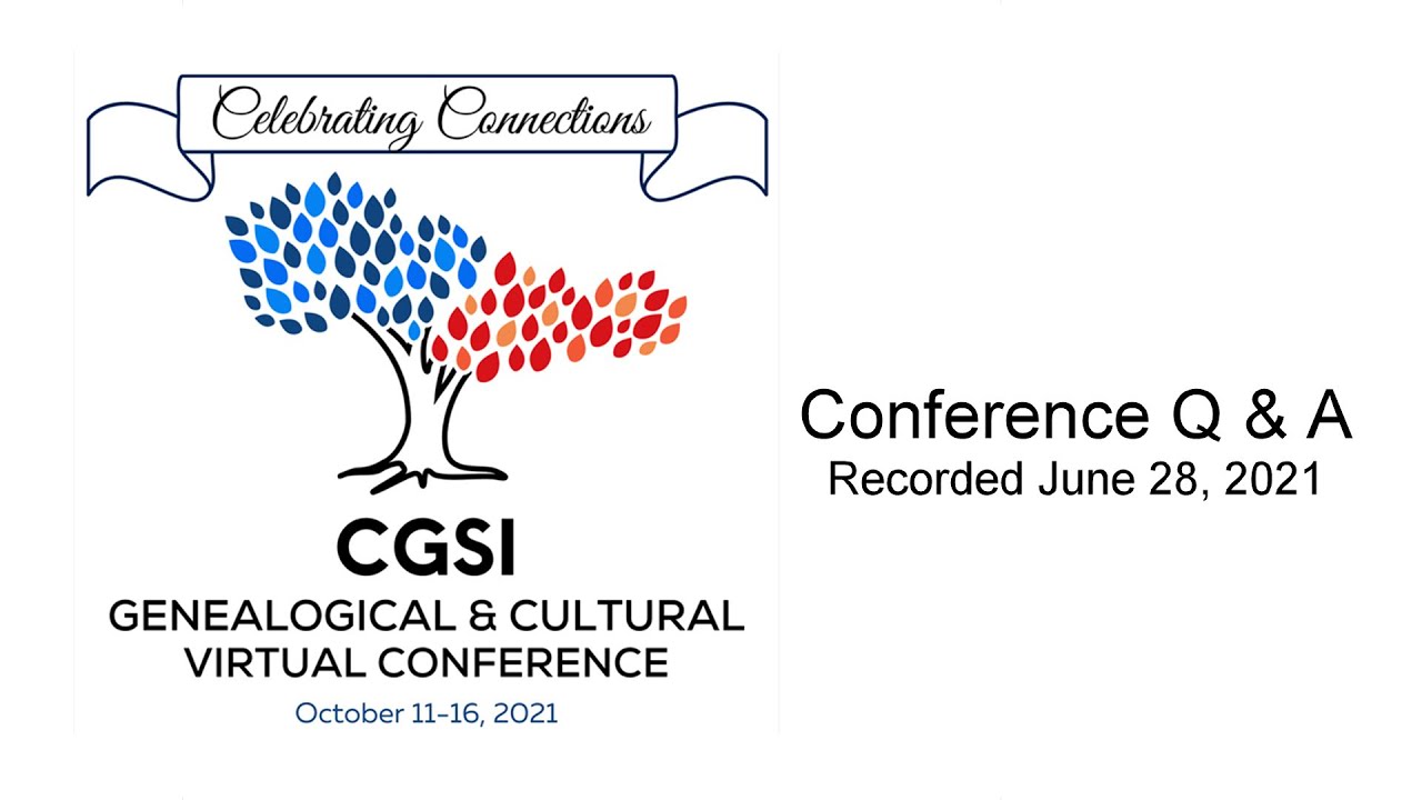 CGSI Conference Q & A (Recorded June 28, 2021) - YouTube