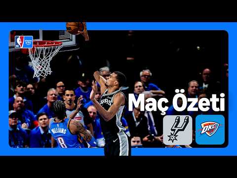 San Antonio Spurs - Oklahoma City Thunder | Maç Özeti | 1. Maç | NBA Playoffs | Prime Video Türkiye