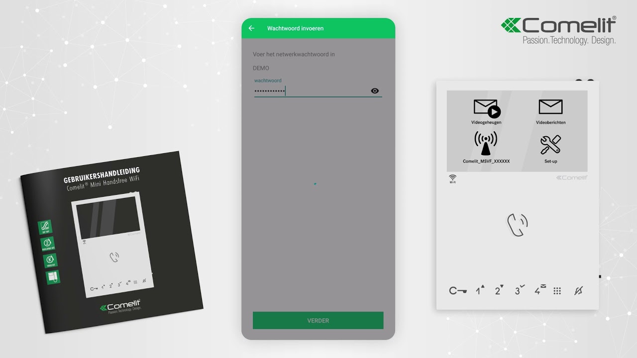 Configuratie Handleiding Comelit App x Mini Handsfree WiFi op Android ...