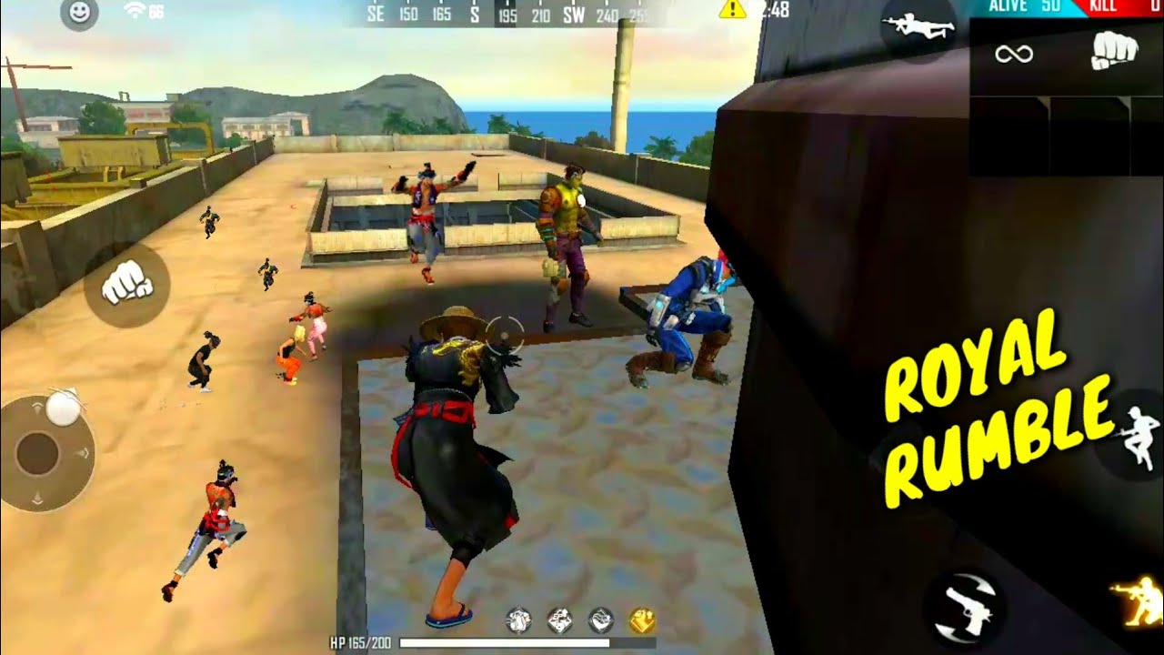 GARENA FREE FIRE FACTORY KING GAME PLAY- FF FIST FIGHT ON FACTORY ROOF ...