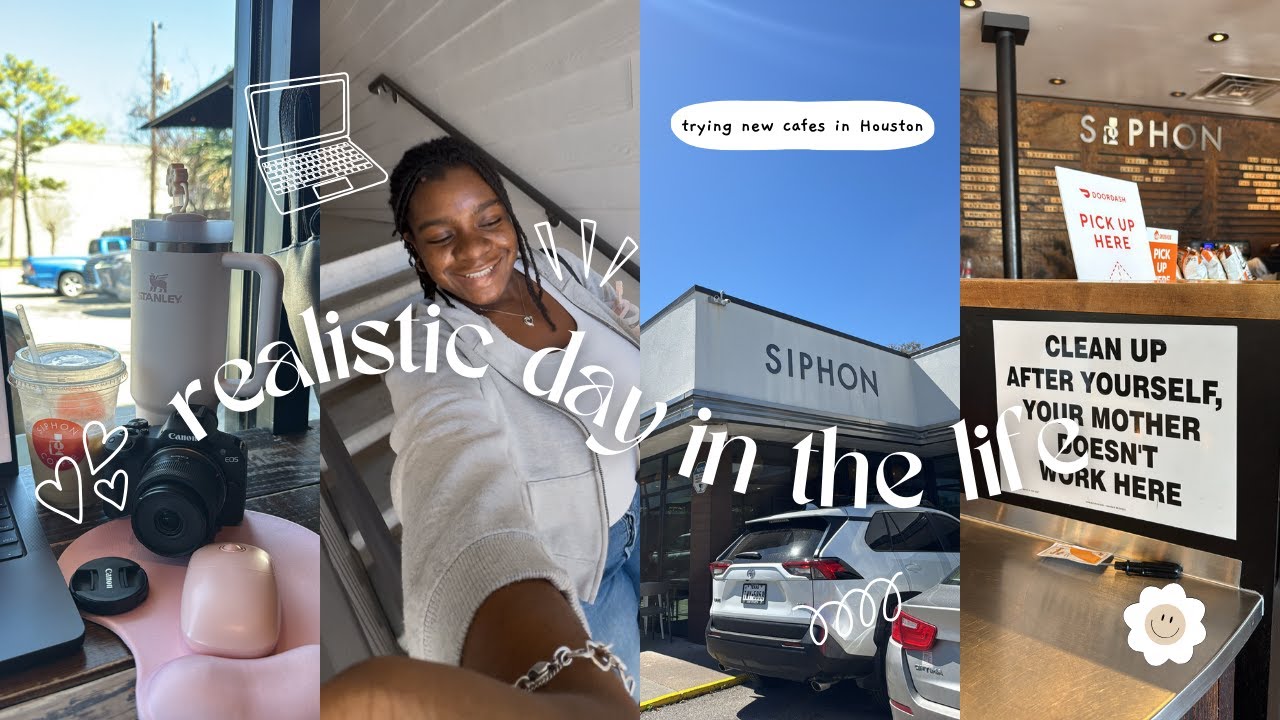 day in my life dealing with grief, Houston coffee shops, stewardship ...
