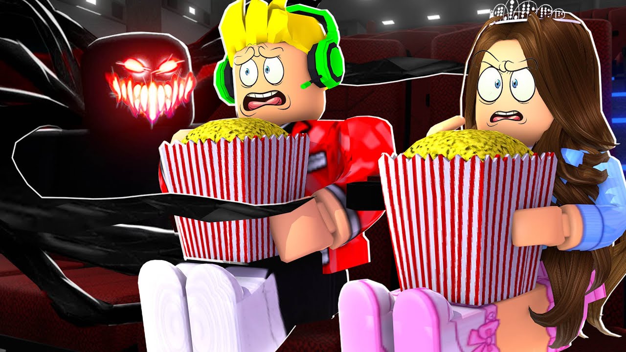 Monsters BREAK INTO Our Cinema (Roblox Movies Story) - YouTube
