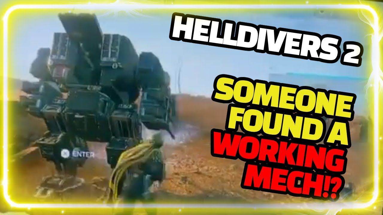 Helldivers 2 Can we call down a Mech? Leaked Footage! - YouTube