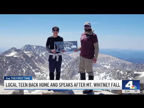 SoCal teen returns home after surviving fall on Mt. Whitney