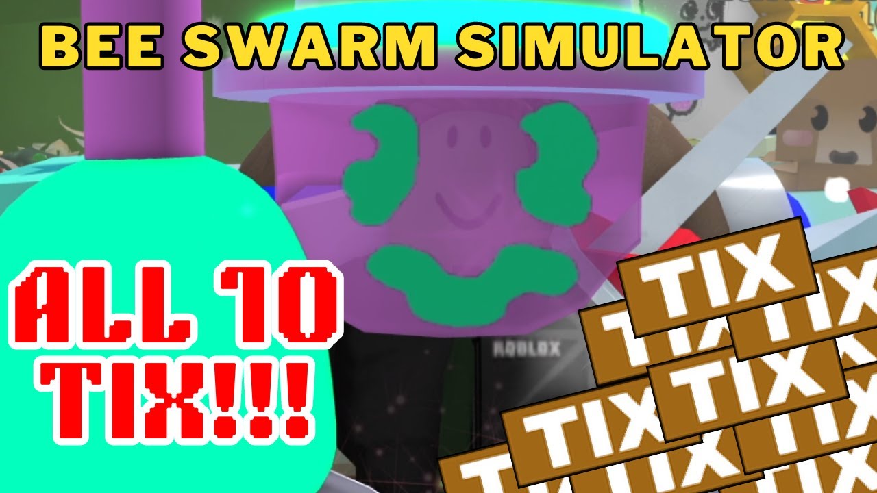 ROBLOX The Classic Event | 🐝Bee Swarm Simulator | ALL TIX LOCATIONS ...