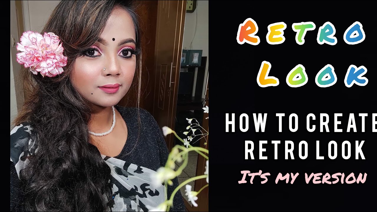 How to create Retro look !! It's my version2022#retromakeuplook# ...