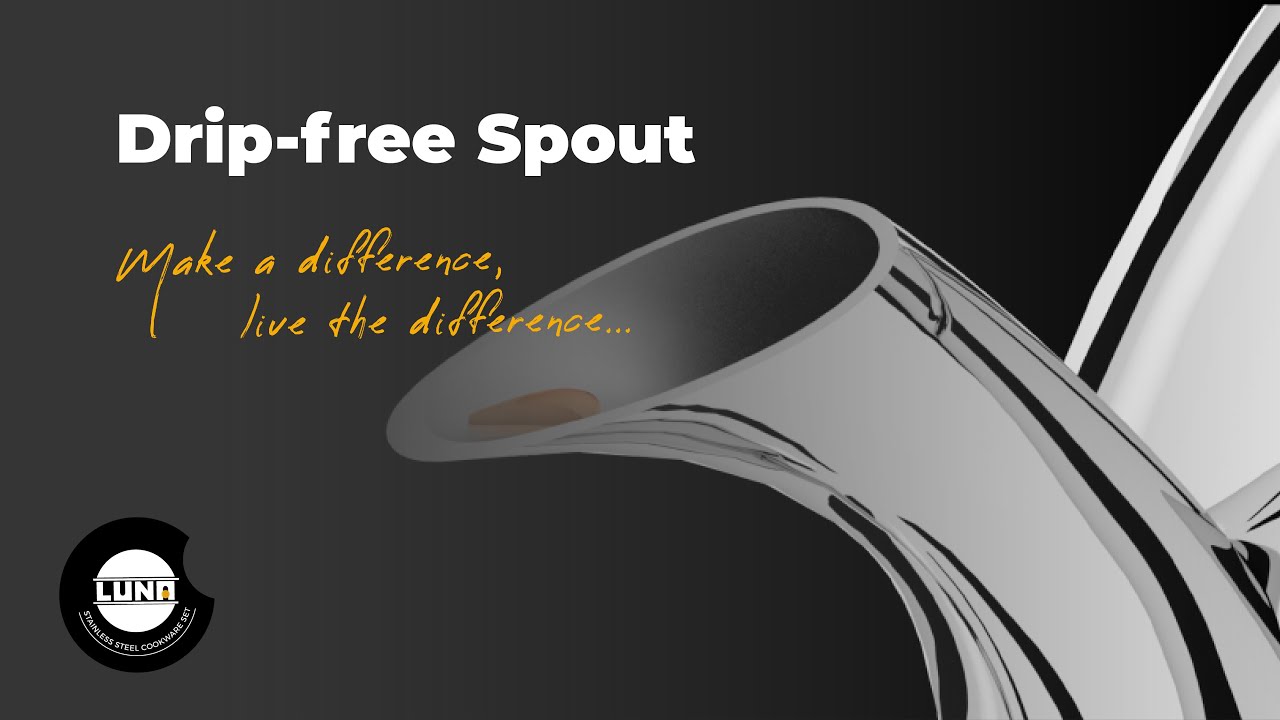 Luna Tea Pot Drip-Free Spout - YouTube