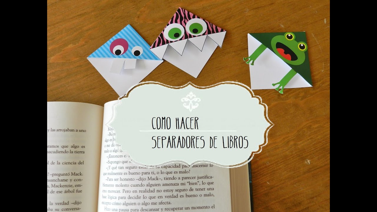 DIY Separadores creativos - YouTube