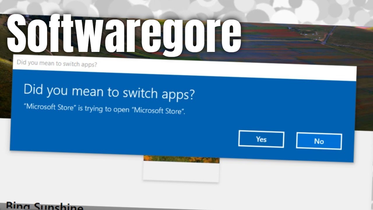 Softwaregore | Microsoft Store Wants To Open Microsoft Store - YouTube