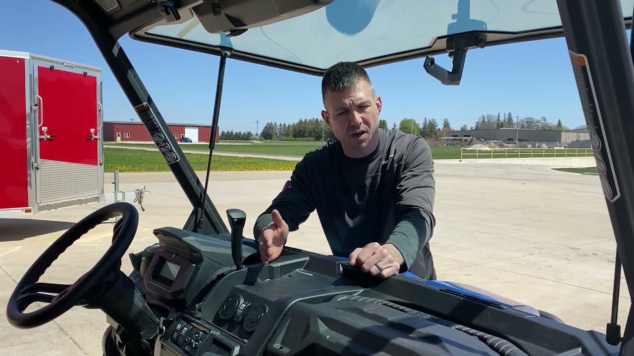 Can-Am Defender cab heater overview - YouTube