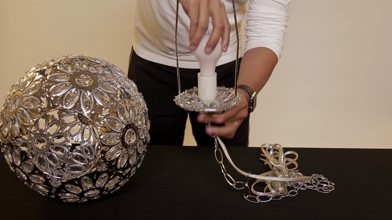 Large Crystal Hanging Jewel Chandelier - YouTube