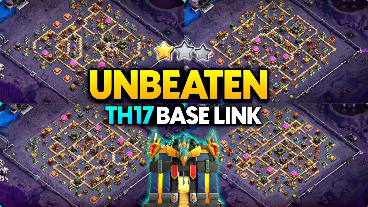 UNBEATEN TH17 Legend & War Base Link | Th17 New Cwl Base Link| Anti 2 ...