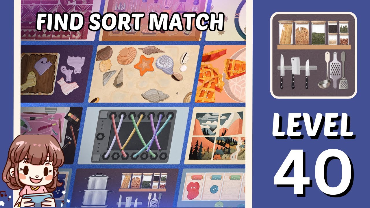 Find Sort Match Level 40 Walkthrough - YouTube
