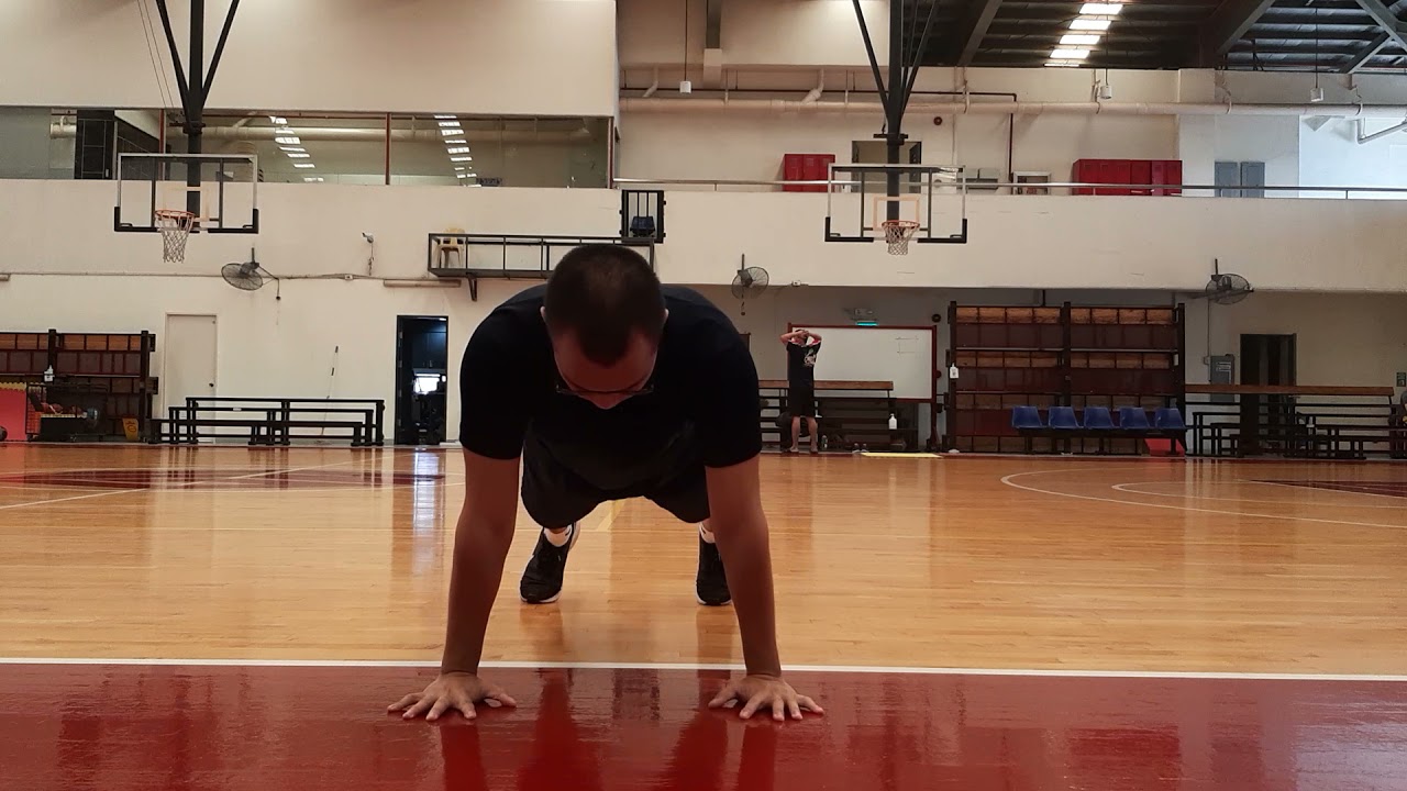Standard Push-up (Front view) - YouTube