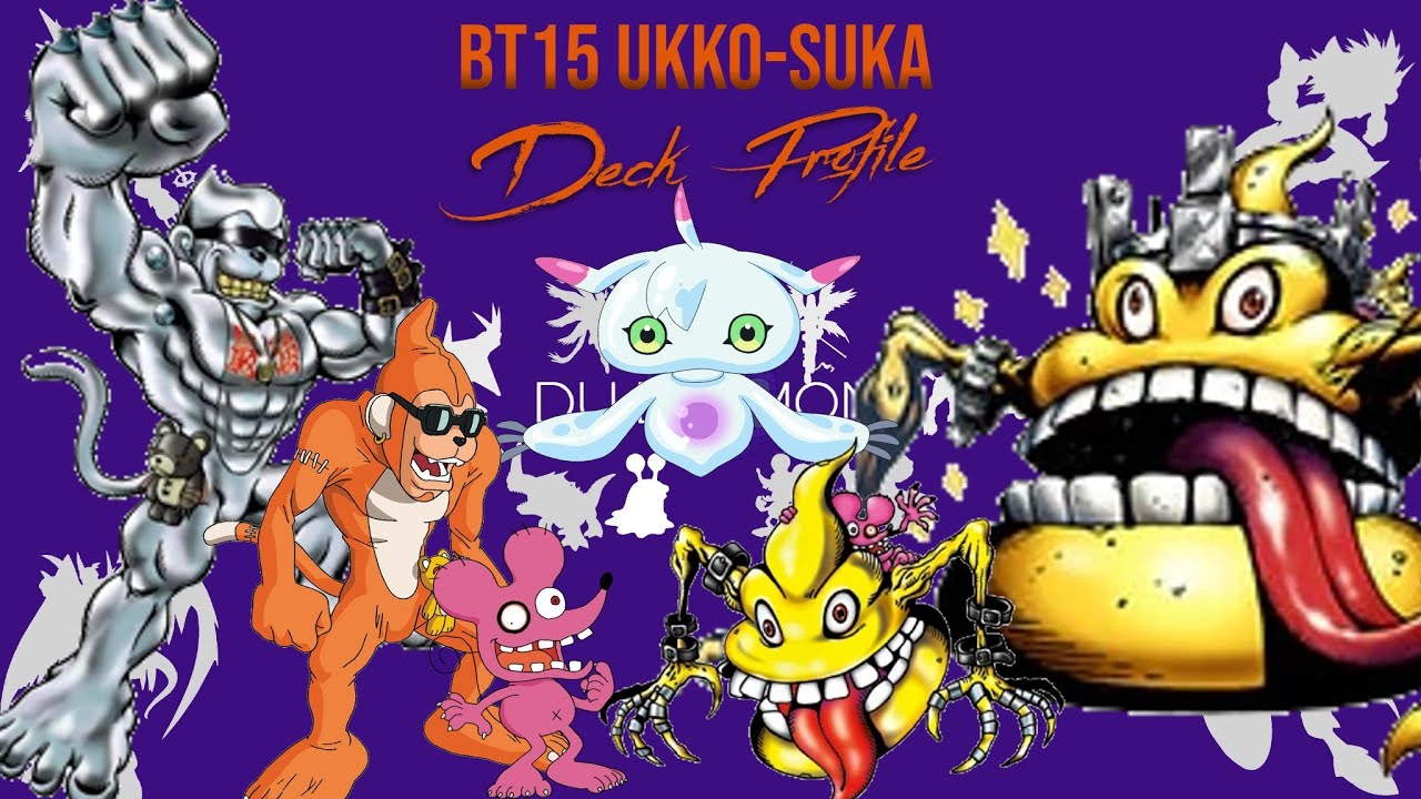 Digimon TCG BT15 EX5 Sukamon Deck Profile - YouTube