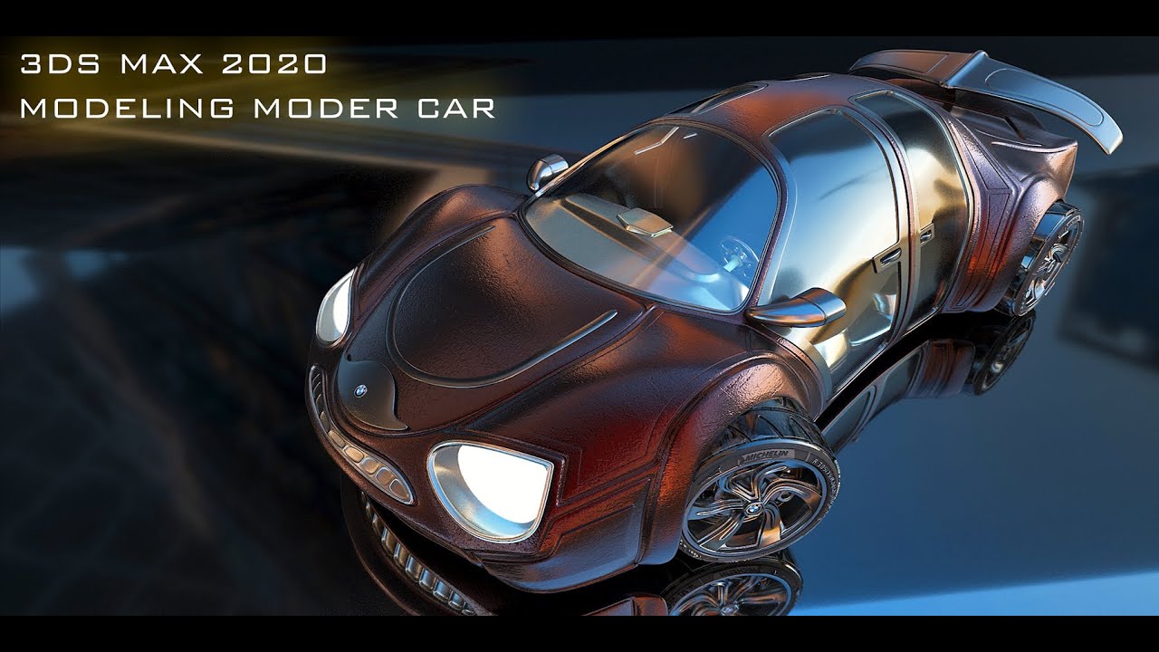 3DS MAX MODERN CAR MODELING TUTORIAL 6 (11) - YouTube