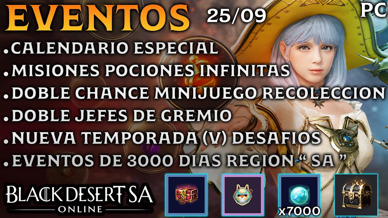BLACK DESERT SA | CALENDARIO ESPECIAL | NUEVA TEMPORADA (V) | DOBLE ...