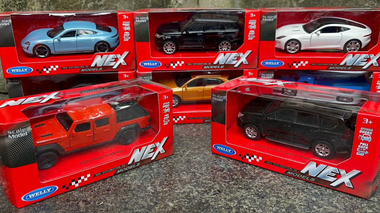 8 Welly Cars Unboxing Model Cars - YouTube
