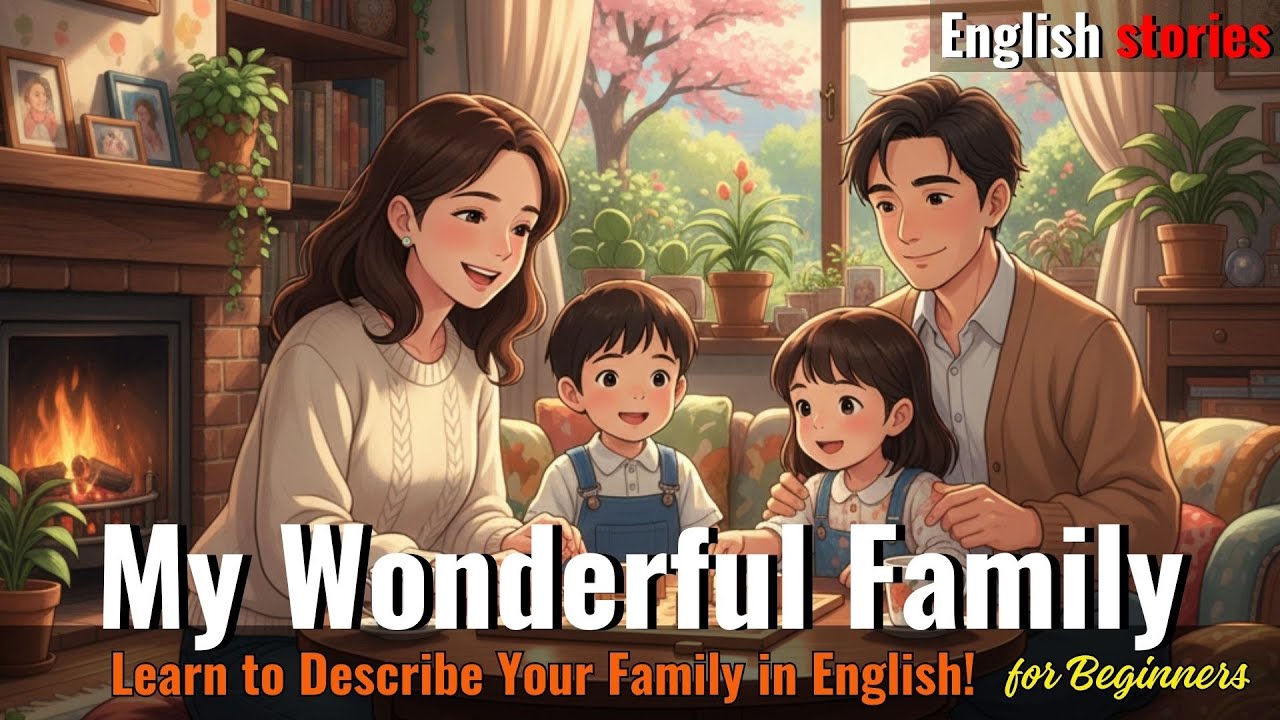 My Wonderful Family: Learn to Describe Your Family in English! - YouTube