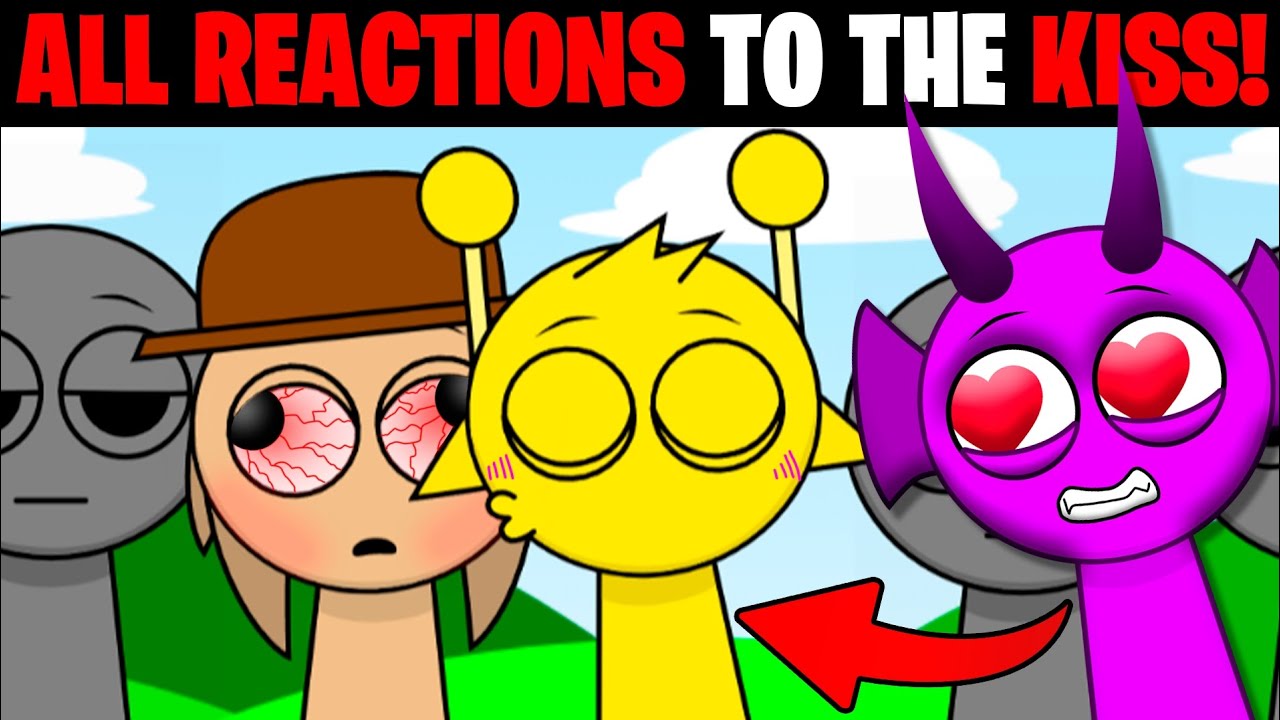 Incredibox Sprunki Sinner Edition All Reactions To The Kiss - YouTube