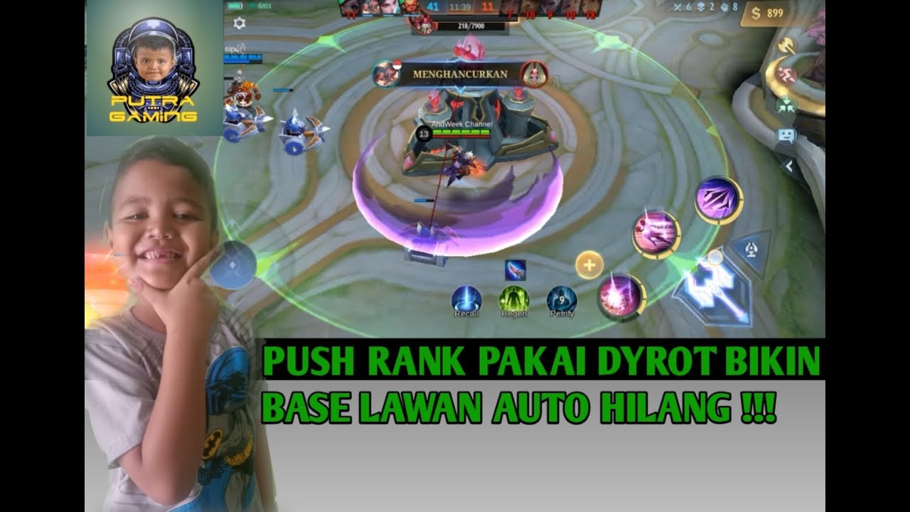SOLO RANK!!! AUTO VICTORY PAKAI DYROT - MOBILE LEGEND INDONESIA - YouTube