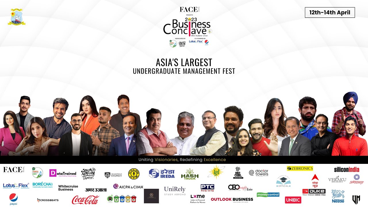 SRCC Business Conclave 2023 presented by Face Magazine || Day 1 - YouTube