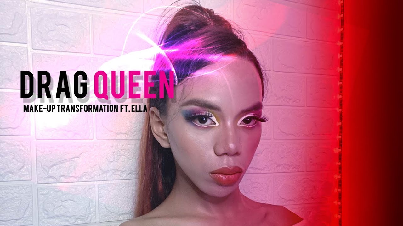 Drag queen make-up transformation ft. Ella - YouTube