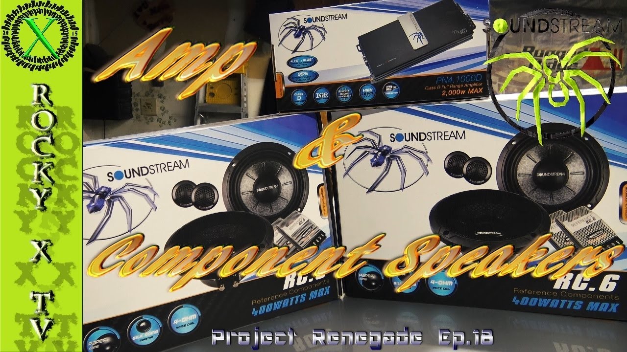 Soundstream Speakers & Amp Install, Project Renegade Ep.18 - YouTube