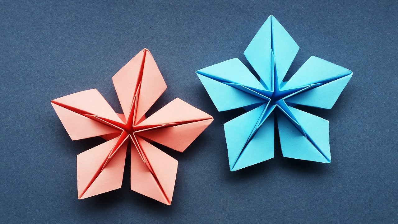 How to Make a Paper Star (Origami Star) - YouTube