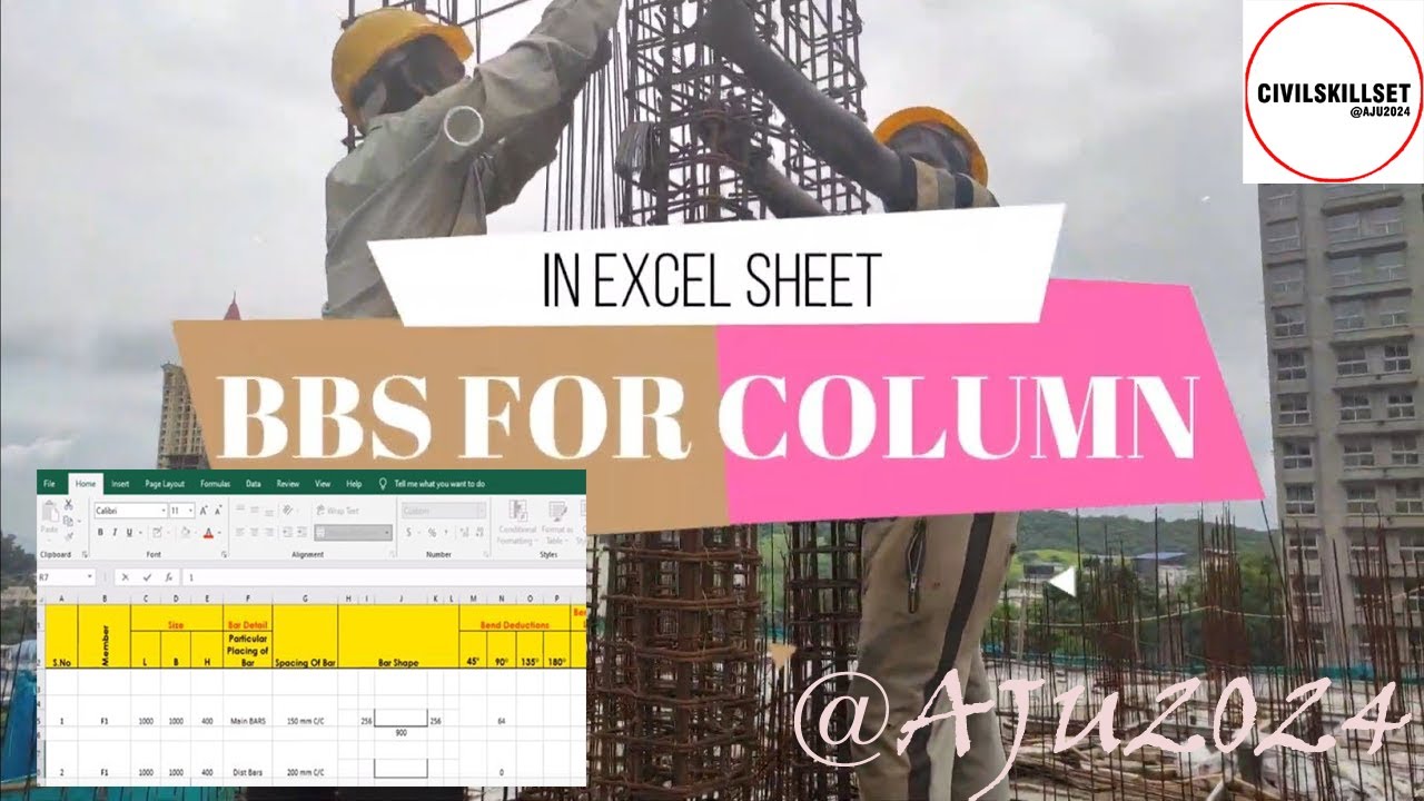 How to Make BBS for Column Complete calculation #civilengineers - YouTube
