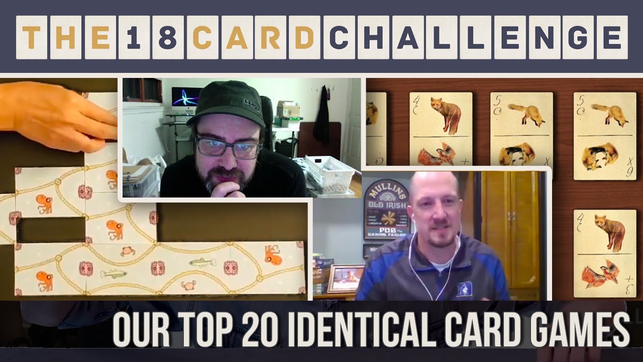 The 18 Card Challenge 1-3: Our Top 20 Identical Card Games - YouTube