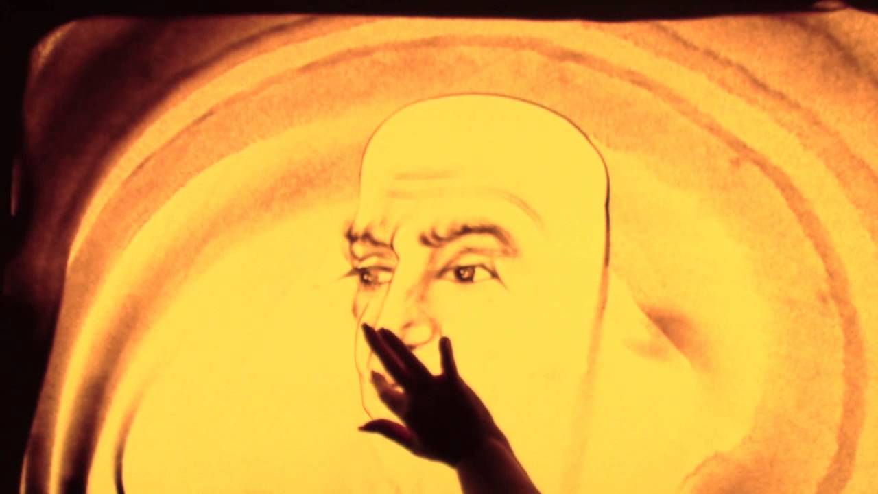 Elia sand portrait - Sand art by Paola Saracini - YouTube