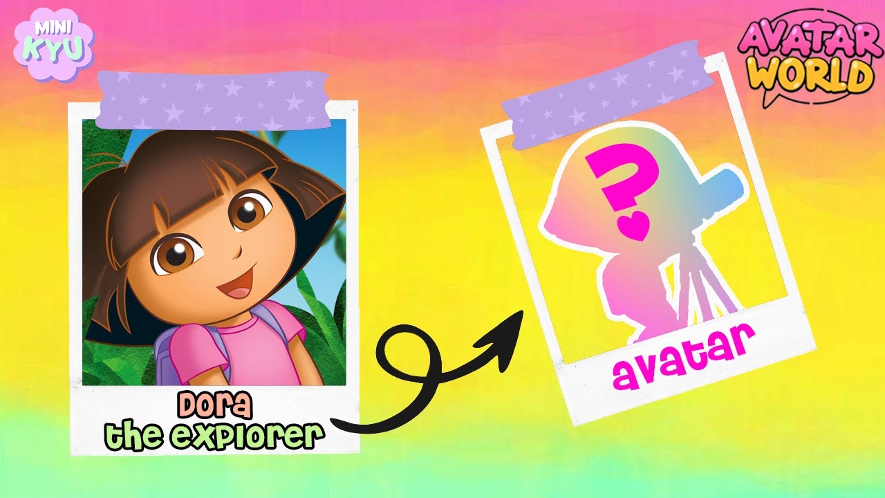 This is how 👩🏻 DORA the EXPLORER 🗺️🎒 look in AVATAR WORLD 🌎 NICKELODEON ...