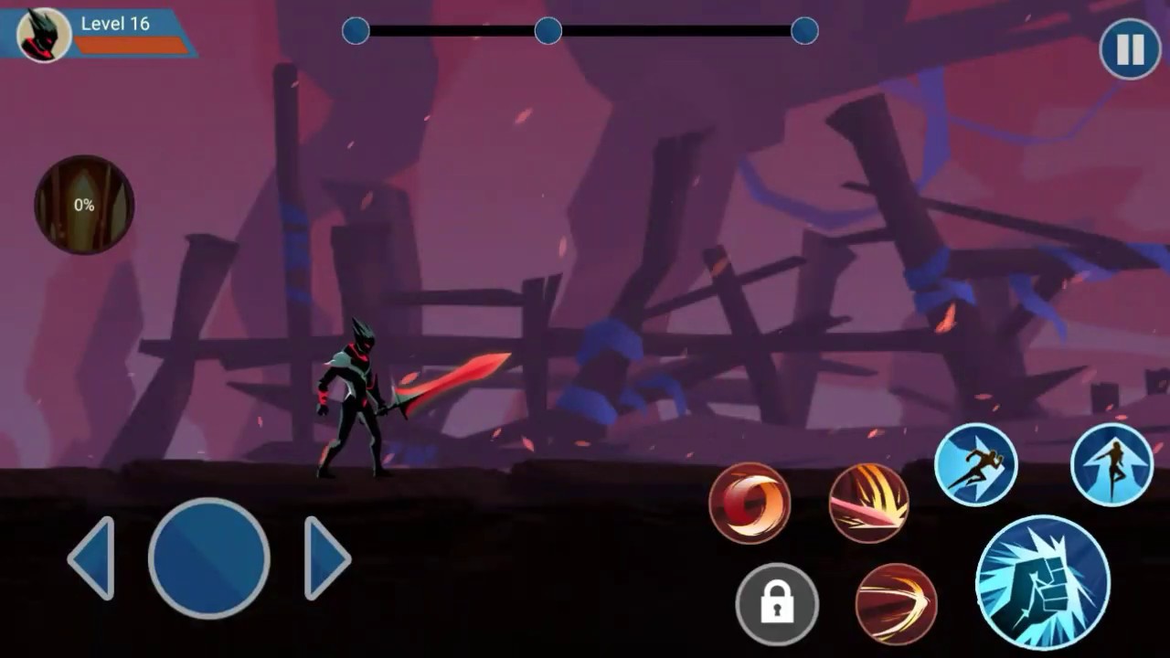 Shadow fighter gameplay boss fight - YouTube