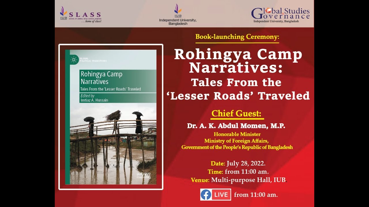 Book-launching Ceremony: Rohingya Camp Narratives: Tales From the ...